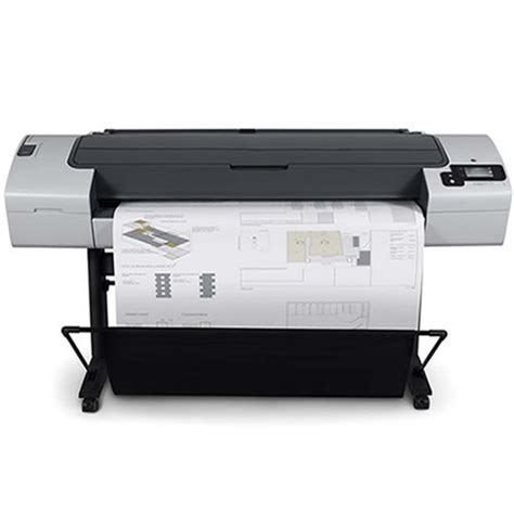 Hp Designjet T1300ps Printer 44 Inch Wide Format Postscript Dual Roll Auto Switch Technical