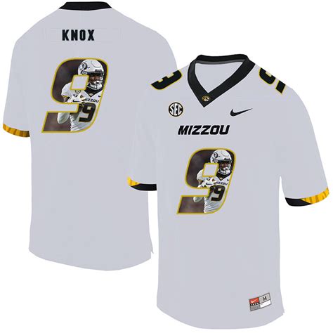 Missouri Tigers 9 Jalen Knox White Fashion College Jersey Ivksport