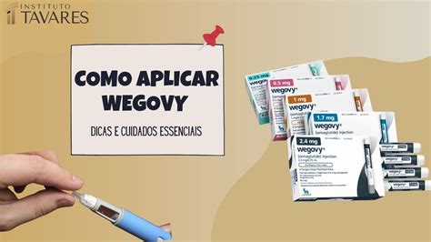 Como Aplicar Wegovy Dicas E Cuidados Essenciais Instituto Tavares