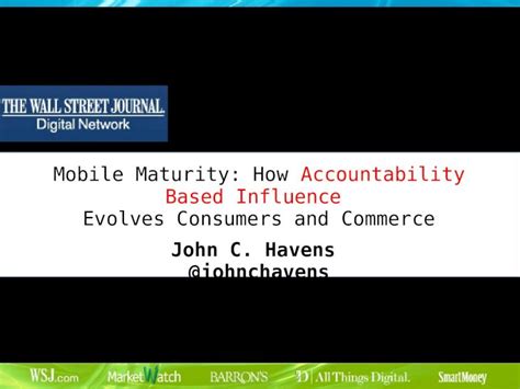 Ppt Mobile Maturity How Accountability Based Influence Evolves