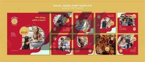 دانلود فایل لایه باز قالب پست شبکه‌های اجتماعی پت شاپ دانلود رایگان فایل لایه باز، Psd، وکتور