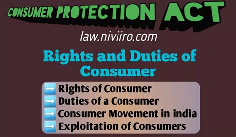 Rights And Duties Of Consumers Consumer Movement