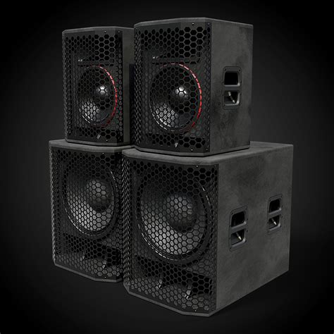 Big Speakers Cgtrader