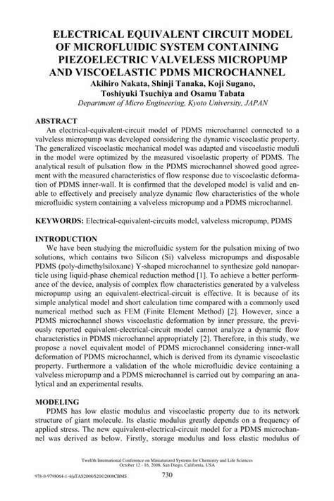 Pdf Electrical Equivalent Circuit Model Of · Pdf Fileelectrical