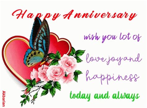 Animated Greeting Card Happy Anniversary  Animated Greeting Card