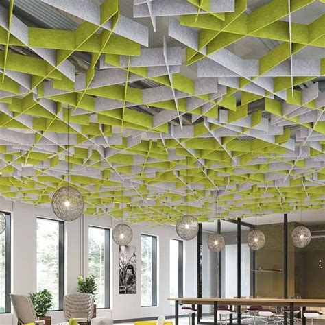 Acoustic Ceiling Felt Panel For Public Space Solution Acoustic Wall