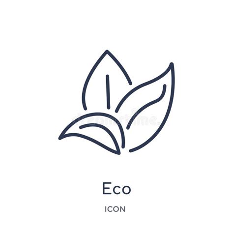 Linear Eco Icon From Ecology Outline Collection Thin Line Eco Vector Isolated On White
