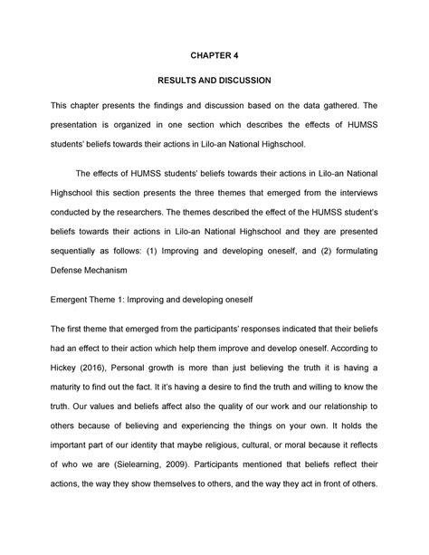 Chapter 4 Research Chapter 4 Results And Discussion This Chapter