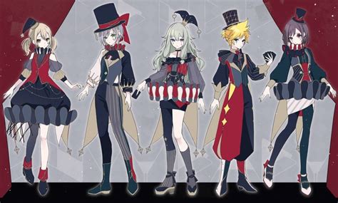 ⤷ Cbnel Hidden Circus Project Sekai Pjsk Character Models Project
