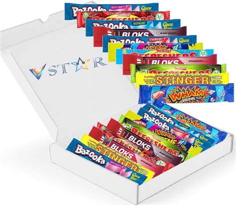 10 X Amazing Flavours Random Chew Bar Sweet Selection Box Buy Now With Express International