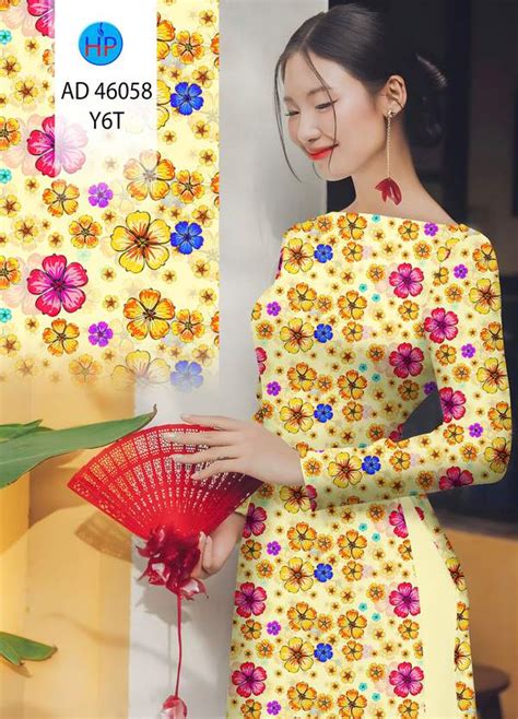 Vải Áo Dài Hoa In 3d Ad 46058 Xem 1500 Mẫu Vải Áo Dài Đẹp Mới Nhất 2025