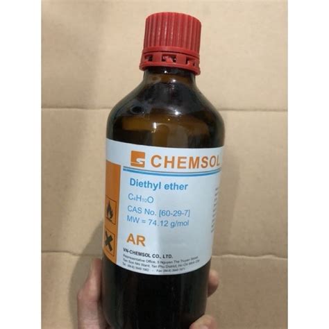 Hóa Chất Diethyl Ether Ethoxyethane Et2o Tinh Khiết 500ml Shopee Việt Nam
