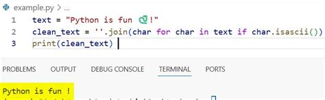 How Can Non Ascii Characters Be Removed From A String In Python