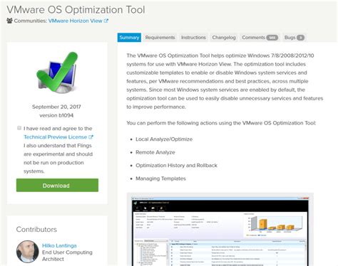 Vmware Os Optimization Tool Blog Virtualizacion