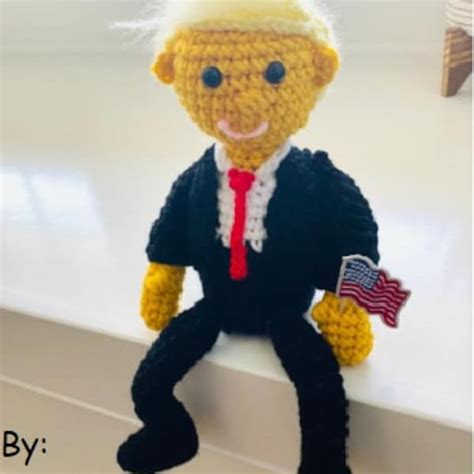 Crochet Pattern Donald Trump Etsy