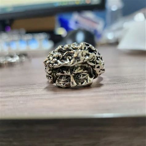 Broken David Silvery Ring Michelangelos David Ring Italian Statue David Art Ring Shein