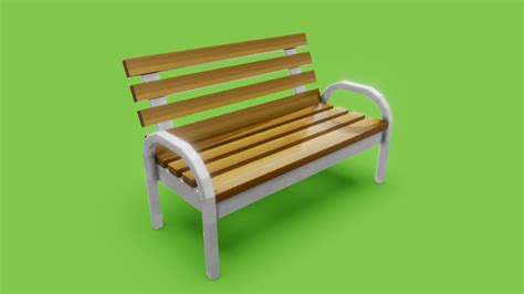 Blockbench Park Bench Download Free 3d Model By Artbor 50a282b Sketchfab