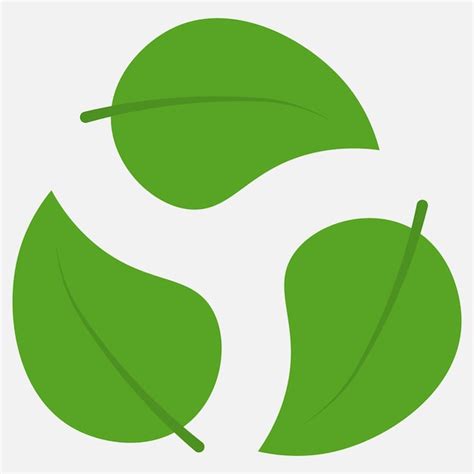 Green Flat Arrows Recycle Día Mundial De La Tierra Día Del Medio Ambiente Concepto De Ecología