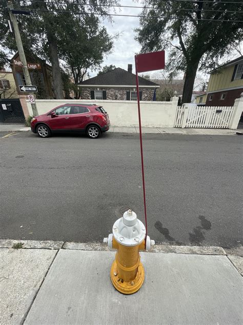 This Fire Hydrant Has A Flag On It R Mildlyinteresting