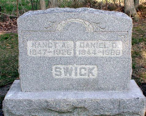 Daniel David Swick 1844 1888 Find A Grave Memorial