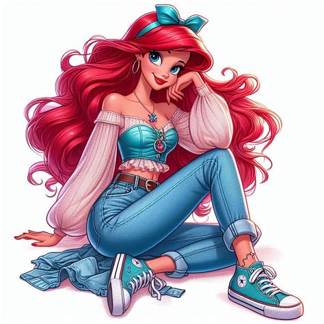 Modern Teenage Ariel By Spongebobnintendo20 On Deviantart
