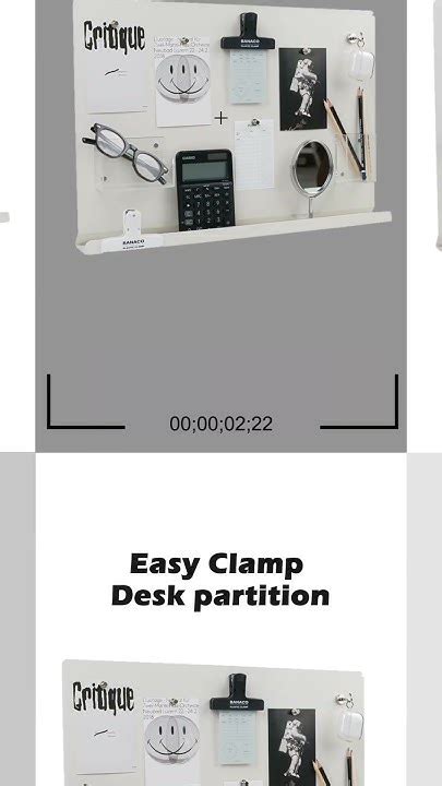 데스크 파티션 꾸미는 방법👀 Youtube