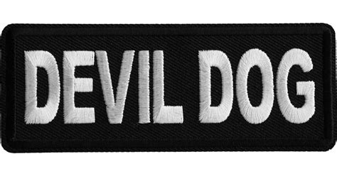 Devil Dog Patch Funny Saying Patches Sew Or Iron On Patch By Ivamis