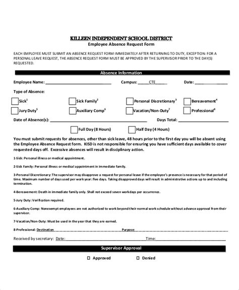 Usmc Leave Request Template