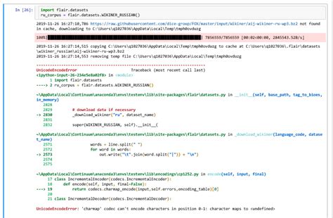 Encoding Error While Loading Wikinerrussian · Issue 1291 · Flairnlp