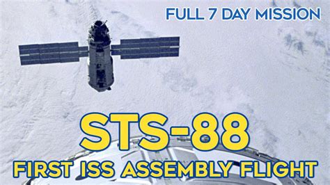 STS-88 First ISS Assembly Mission - Full Mission, HD, Shuttle, Zarya, Space Station, AI upscale ...