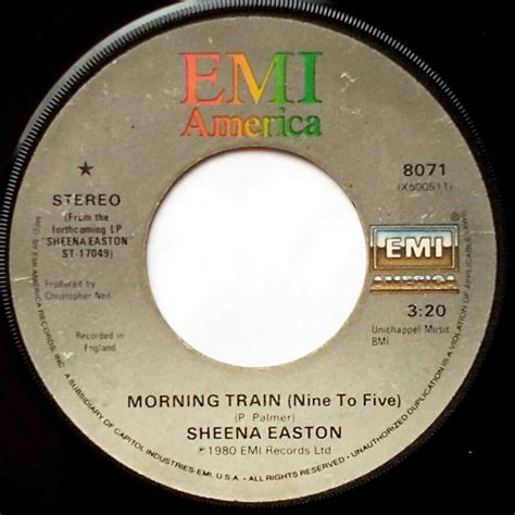 Sheena Easton Morning Train Nine To Five Calm Before The Storm 7