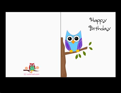 Free Online Printable Birthday Cards