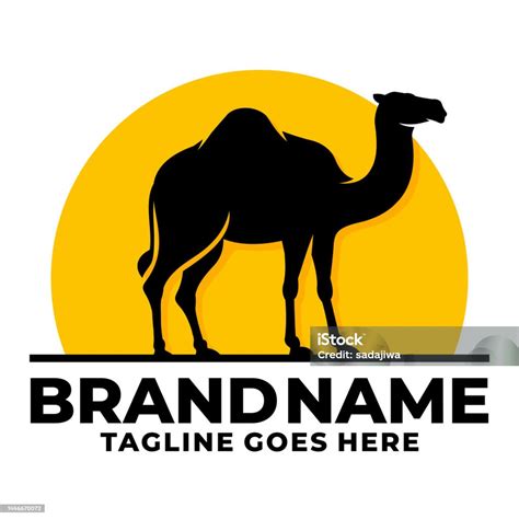 Camel Logo Design Vector Illustration Stock Illustration Download