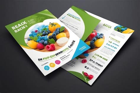 Premium Photo Milk Store Back Flyer Template