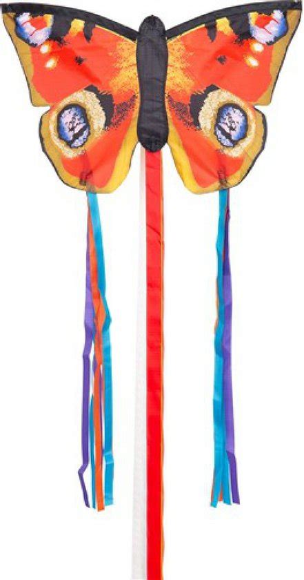 Vlieger Dagpauwoog Vlinder Met Staart 52 X 34 Cm Bol