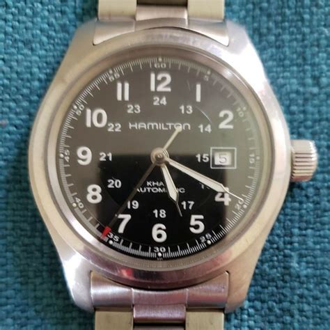 Hamilton Khaki W Date Stainless 100 Meters Eta 2824 Automatic 42mm