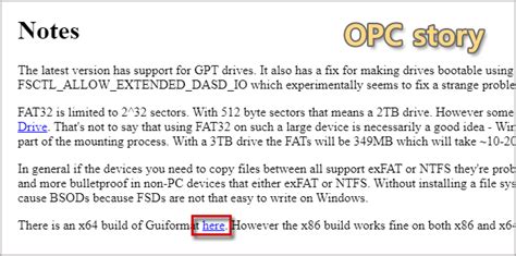 대용량 Usb 디스크를 Fat32로 포맷하는 방법 Usb Disk Storage Format Tool Opc 스토리