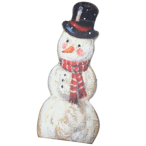 Snowman Porch Leaner Primitives By Kathy