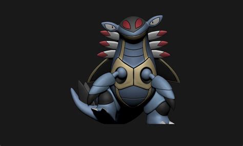 Pokemon Armaldo With 2 Poses 3d Model 3d Printable Cgtrader