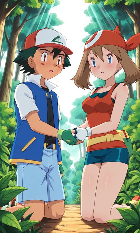 Ash X May By Harunaharuno22 On Deviantart