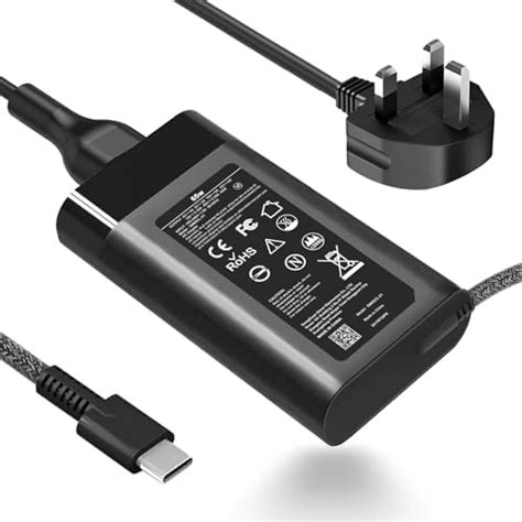 New Slim 65w Usb C Laptop Charger For Hp Spectre X360 Envy Elitebook
