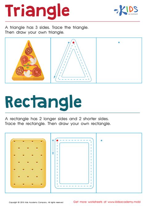 2d Shapes Worksheets For Kindergarten In Pdf