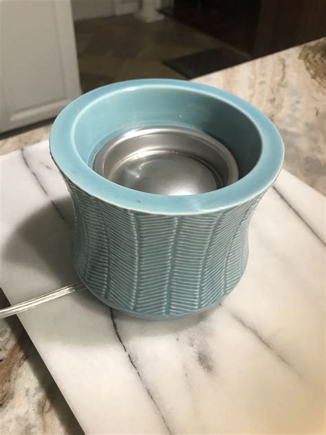 Yankee Candle Scenterpiece Easy Melt Cup Warmer Pre Owned Nice Timer