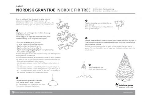 Assembling Instructions Trees On Foot Fabulous Goose Scandinavian