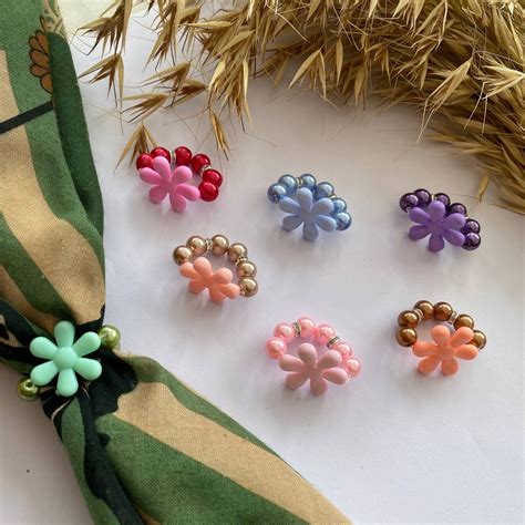 Jual `ring Hijab Bunga Daisy Mutiara Shopee Indonesia