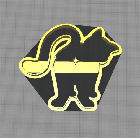 Cat Butt Cat Shaped Cookie Cutter • Cosmic Frogs Vinyl
