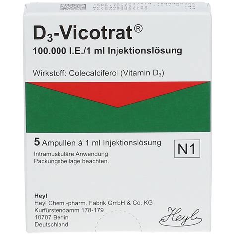 D3 Vicotrat® 100000 Ie1 Ml 5x1 Ml Mit Dem E Rezept Kaufen Shop