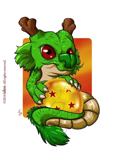 Chibi Shenron By Artofideo On Deviantart Dragon Ball Super Artwork