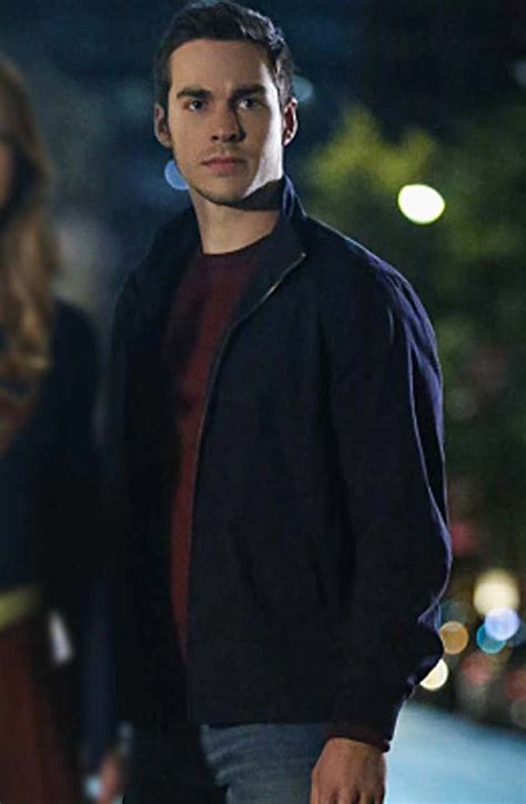 Supergirl Tv Series Chris Wood Mon El Black Cosplay Jacket