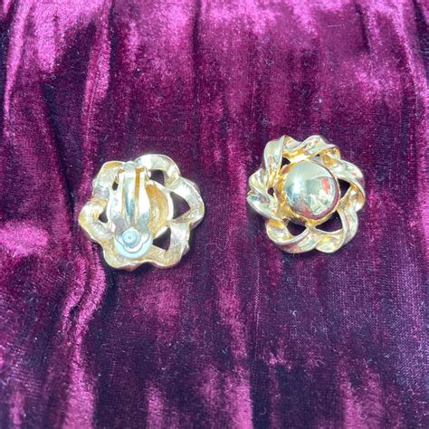 Vintage Womens Clip On Earrings 5 Sets